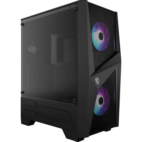 Msi Mag Forge R Mid Tower Gaming Case Black Mag Forge R Ccl