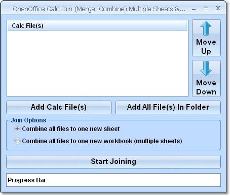OpenOffice Calc Join Merge Combine Multiple Sheets Files Into One Soft FREE Download