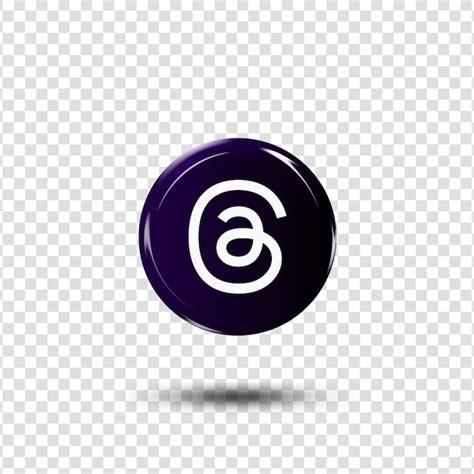 Threads Png Premium AI Generated PSD