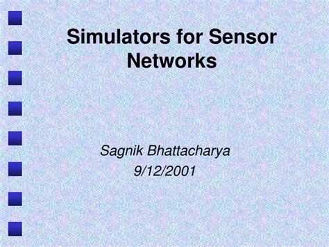 Ppt Simulators For Sensor Networks Powerpoint Presentation Free