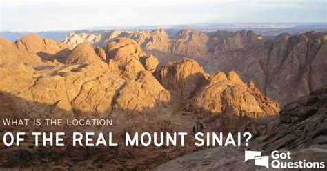 Mount Sinai Biblical Location Mount Sinai Location History Facts