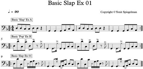 Basic Slap Bass Tutorial Lessonface