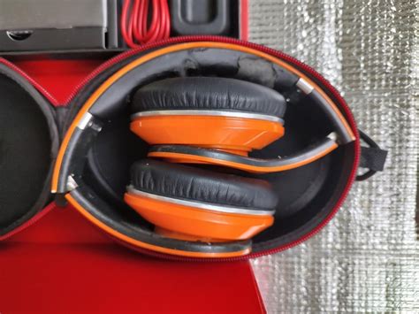 Orange Beats Headphones