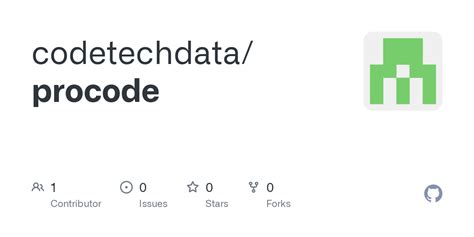GitHub Codetechdata Procode