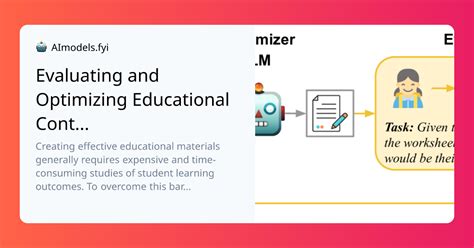 Evaluating And Optimizing Educational Content With Large Language Model Judgments Ai Research