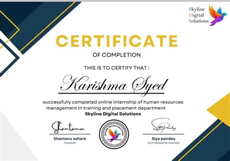 Karishma Syed On Linkedin Internship Digital Share Humanresourceintern