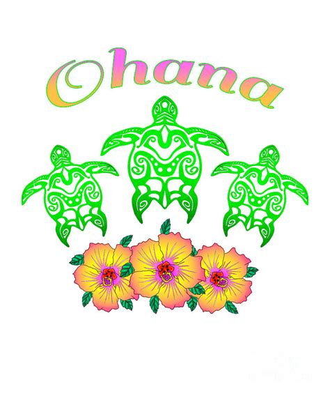 Hawaiian Tribal Turtle Clipart