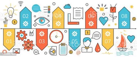 비즈니스 성공 일정 회사 개발의 추상적 일정 기록 이정표 컴퓨터 그래픽에 대한 스톡 벡터 아트 및 기타 이미지 컴퓨터 그래픽 타임라인 개념 Istock