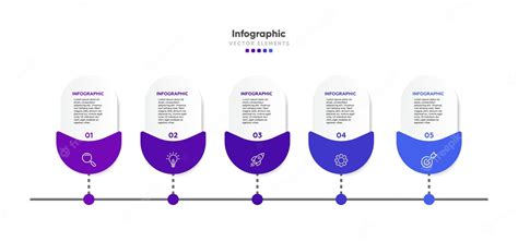 Premium Vector Timeline Options Infographic For Presentations Workflow Process Diagram Flow