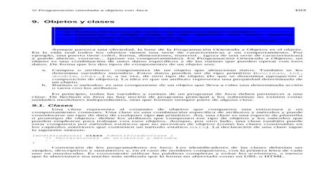 9 Objetos Y Clases Opencourseware De La Ocwupmeslenguajes Y