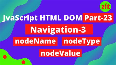 Javascript Html Dom Javascript Dom Navigation Property Part 23 Youtube