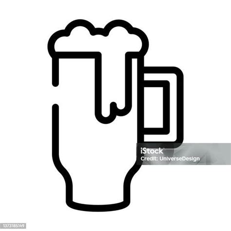 술집 얇은 라인 아이콘 맥주 음료 개념 고립 된 윤곽 기호에서 유리 선형 아이콘 웹 디자인 및 앱에 대한 벡터 그림 기호 요소입니다 0명에 대한 스톡 벡터 아트 및 기타