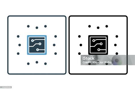 컴퓨터 칩 아이콘입니다 컴퓨터와 관련된 아이콘입니다 웹 사이트 앱 사용자 인터페이스 인쇄 가능한 등 솔리드 아이콘 스타일에 적합합니다 편집 가능한 간단한 벡터 디자인 Cpu