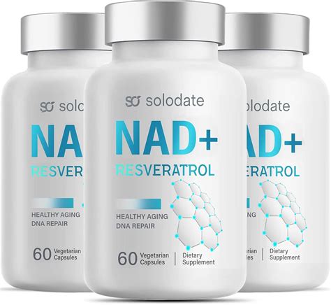 Solodate Nad Supplement 99 Purity 4 In 1 Upgraded Nad