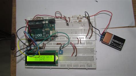 arduino based digital temperature sensor arduino project hub