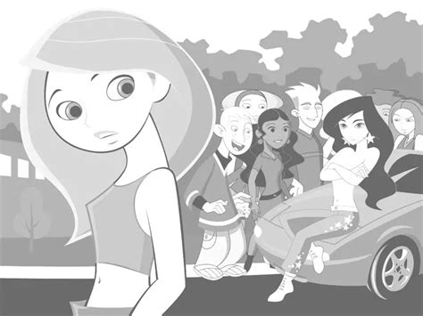 Kim Possible Coloring Pages