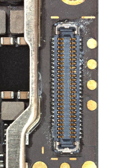 Chip Socket On The Board Stock Image Image Of Electricity 253073733