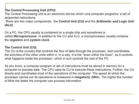 Introduction to Computer Systems Architecture of Computer Systems Lecture презентация онлайн