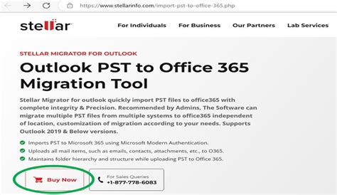 Migrate Outlook PST To Office Using Stellar Migrator For Outlook IP With Ease