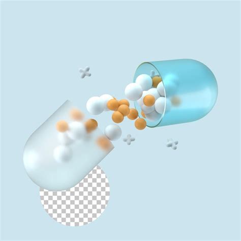 Premium PSD An Open Drug Using Granules In The Drop Down Rendering