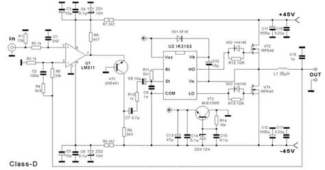 Diagrama De Circuito Amplificador 400w Com Ci Ir2153
