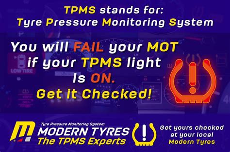 Modern Tyres The Tpms Indicator Is A Light On The
