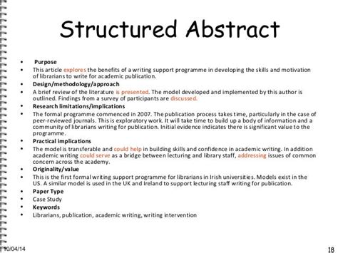 Abstract Writing