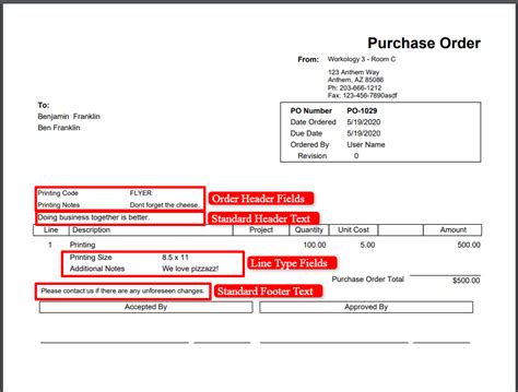 Order Header Define Order Types In Depth Guide Workamajig