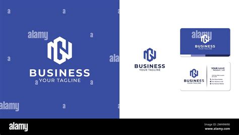 Modern Letter NG Strong Monogram Letter Ng Logo Design Gn Logo Vector Stock Vector Image Art