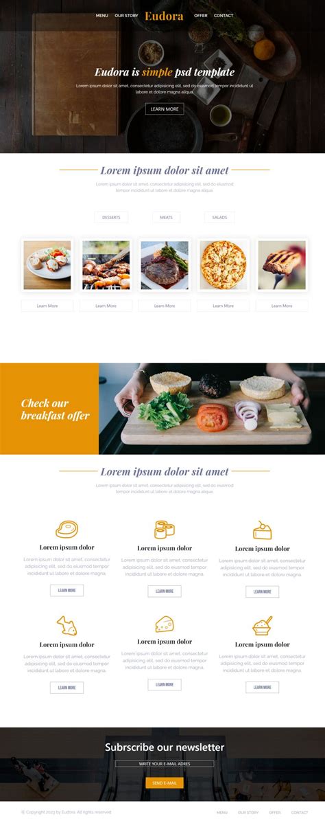 Eudora Website Design Using Html Css And Bootstrap Shiam Hossain