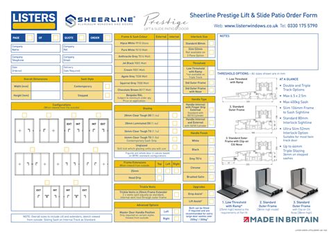 Sheerline Prestige Lift And Slide Patio Doors Listers