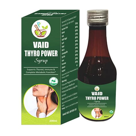 Supports Thyroid Immune And Complete Metabolic Function Syrup Age Group