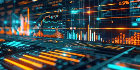 Premium Photo Digital Interface Displaying Financial Data And Graphs