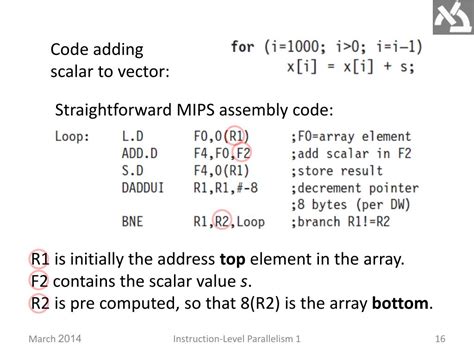 Ppt Instruction Level Parallelism Compiler Techniques And Branch