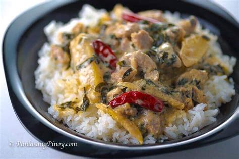 Spicy Ginataang Baboy With Papaya And Malunggay Panlasang Pinoy