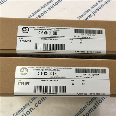 Allen Bradley Plc Analog Input Module 1756 If8 Buy Allen Bradley Plc