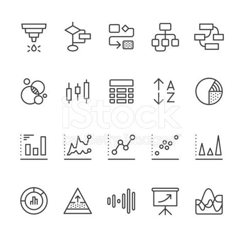 Chart Types Data Visualization Related Vector Icons Data Visualization Vector Icons
