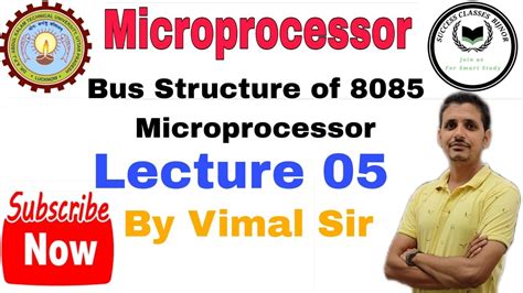 Bus Structure Of 8085 Microprocessor Microprocessor Aktu 8085 Cse