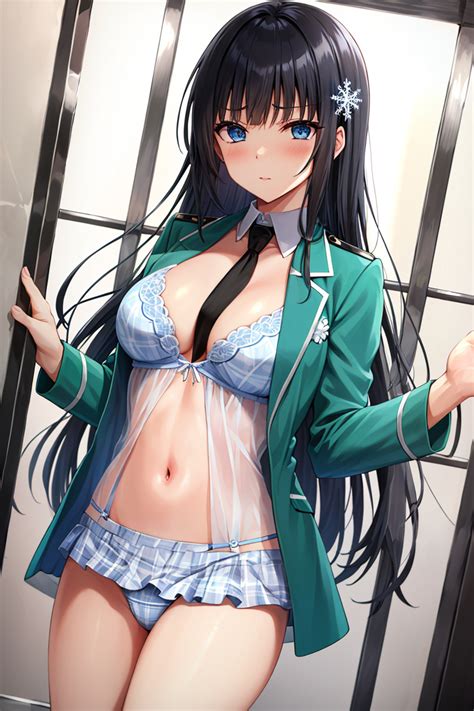 Rule 34 Ai Generated Alde Black Hair Blue Eyes Mahouka Koukou No