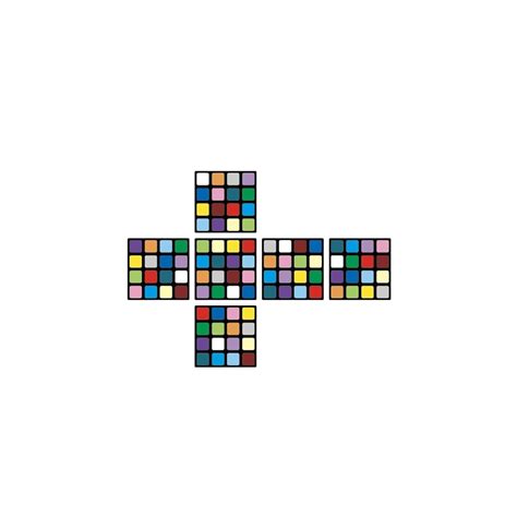 4x4 Sudoku Cube 16 Couleurs Stickers V2