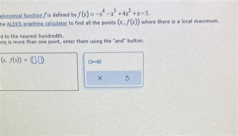 solved olynomial function f ﻿is defined by