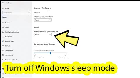 How To Turn Off Or Disable Sleep Mode In Windows