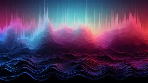 Premium Ai Image Abstract Background Of Spectrogram With Purple And