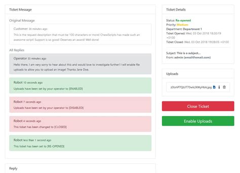 Help Desk Php Script By Chewiscripts Codester