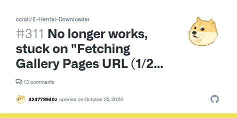 No Longer Works Stuck On Fetching Gallery Pages Url 12