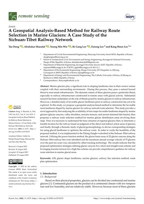 Pdf A Geospatial Analysis Based Method For Railway Route Selection In