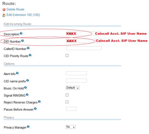 How To Configure Freepbx With Callacloud Sip Trunk