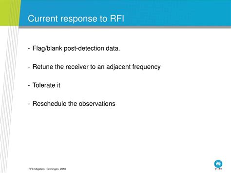 PPT RFI Mitigation Techniques For RadioAstronomy PowerPoint Presentation ID