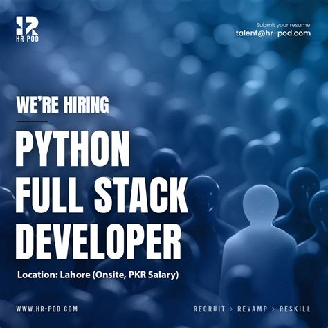 Hr Pod Hiring Talent Globally On Linkedin Pythondeveloper Reactjs