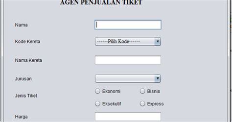 belajar program program tiket kereta api